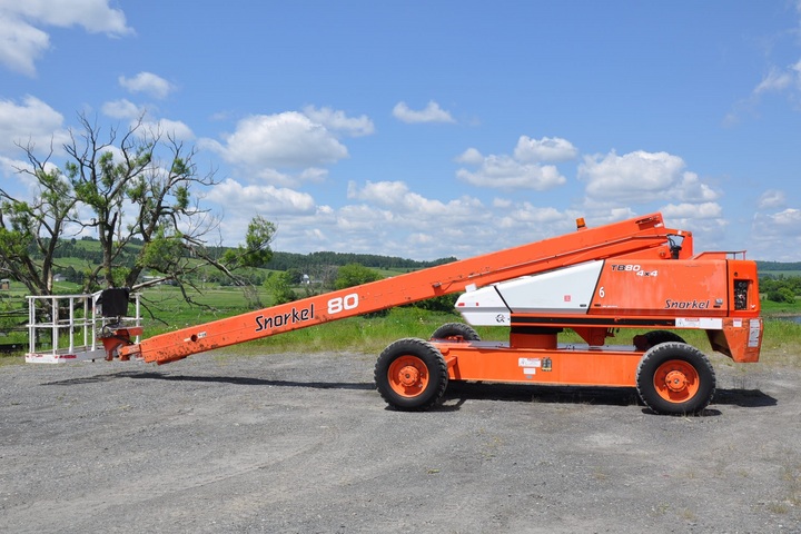 Snorkel TB80 Aerial Work Platform Specs and Dimensions - VeriTread