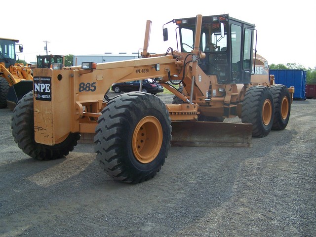 Case 885 Motor Grader Specs and Dimensions - VeriTread