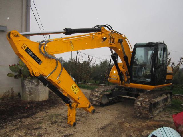 JCB JS145LC Excavator Specs and Dimensions - VeriTread