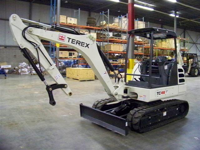 Terex TC48 Mini Excavator Specs and Dimensions - VeriTread