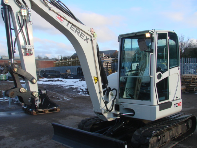 Terex TC50 Mini Excavator Specs and Dimensions - VeriTread