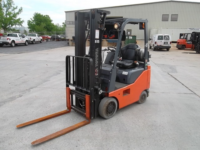 Toyota 8FGCU15 Forklifts Cushion Tire Specs: Dimensions & Weight ...