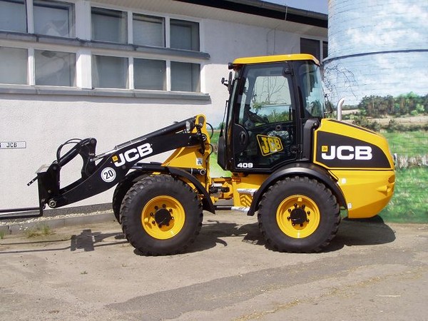 JCB 409WL Wheel Loader Specs and Dimensions - VeriTread
