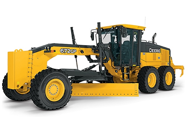 John Deere 672G Motor Grader Specs: Dimensions & Weight | VeriTread