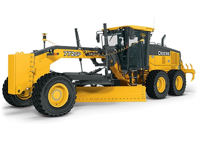 John Deere 772G Motor Grader Specs and Dimensions - VeriTread