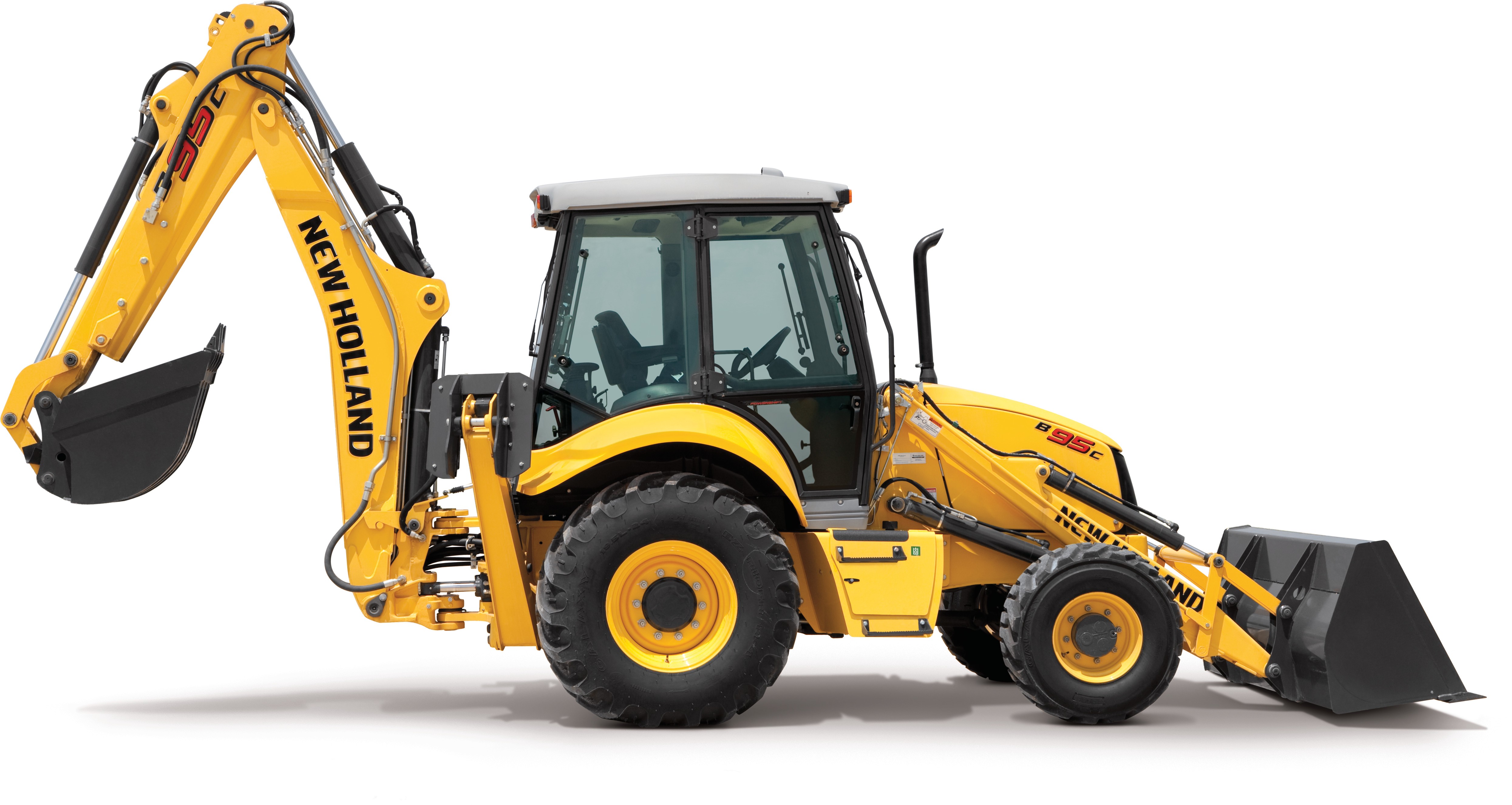 New Holland B95CLR Backhoe Loader Specs and Dimensions - VeriTread
