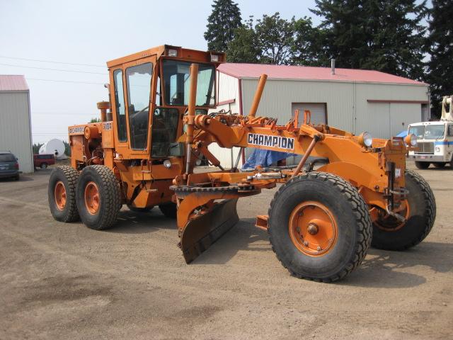 Champion 710A Motor Grader Specs and Dimensions - VeriTread