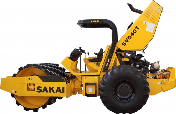 Sakai SV540TB Compactor Specs and Dimensions - VeriTread