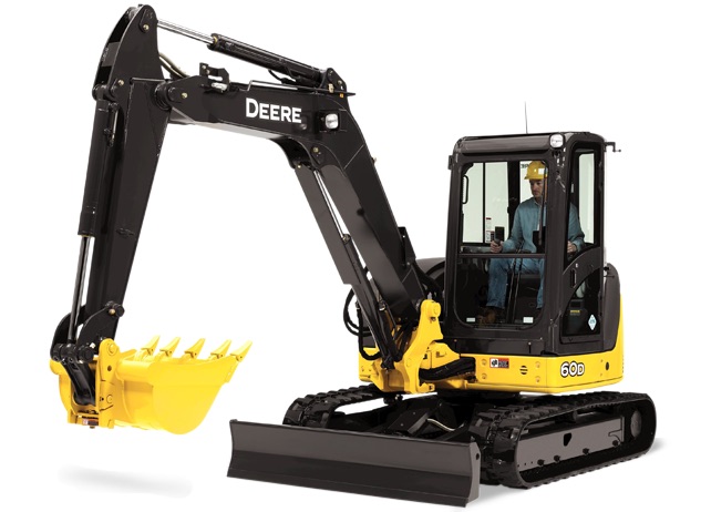 John Deere 60D Mini Excavator Specs and Dimensions - VeriTread