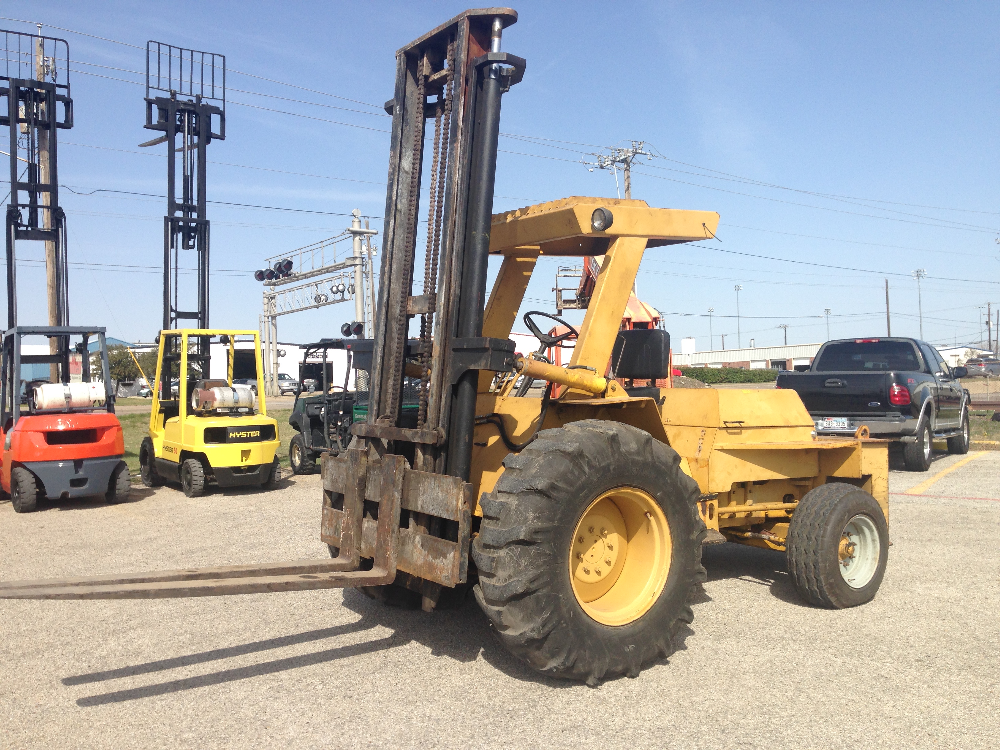 MasterCraft MC845 Forklifts Rough Terrain Specs: Dimensions & Weight ...