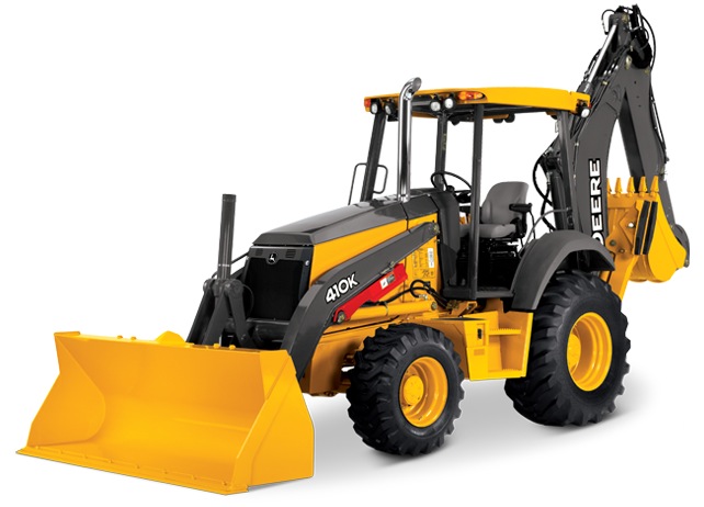 John Deere 410L Backhoe Loader Specs and Dimensions - VeriTread
