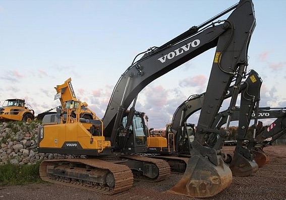 Volvo EC350EL Excavator Specs and Dimensions - VeriTread