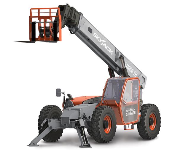 Skyjack SJ1056TH Telehandler Specs and Dimensions - VeriTread