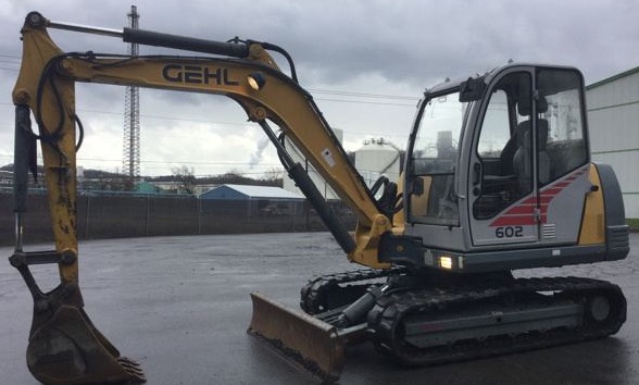 Gehl G6002RD Excavator Specs and Dimensions - VeriTread
