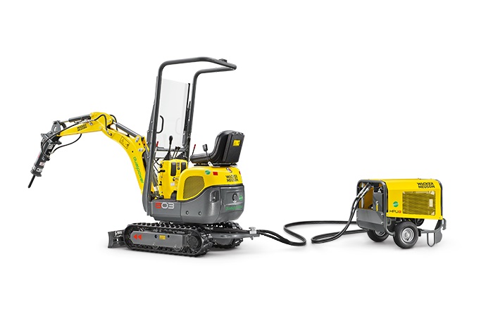 Wacker Neuson 803DUALPOWER Mini Excavator Specs: Dimensions & Weight ...