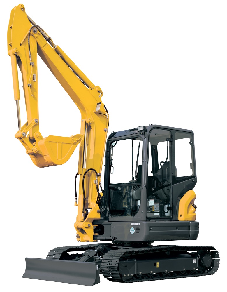 Kobelco SK55SRX6E Mini Excavator Specs and Dimensions - VeriTread