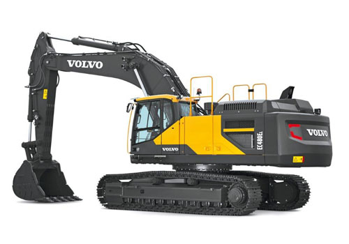 Volvo EC480EL Excavator Specs and Dimensions - VeriTread