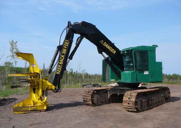 Timberjack 608 Feller Buncher Specs and Dimensions - VeriTread