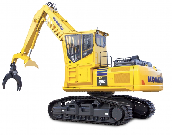 Komatsu PC390LL10 Log Loader Specs and Dimensions - VeriTread