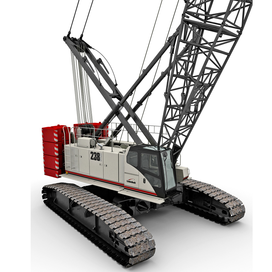 Link-Belt 238HSL Cranes Crawler Specs and Dimensions - VeriTread