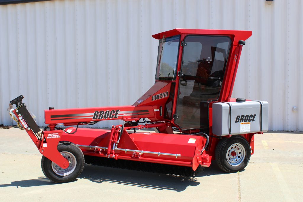 Broce BW260 Brooms Sweeper Specs and Dimensions - VeriTread