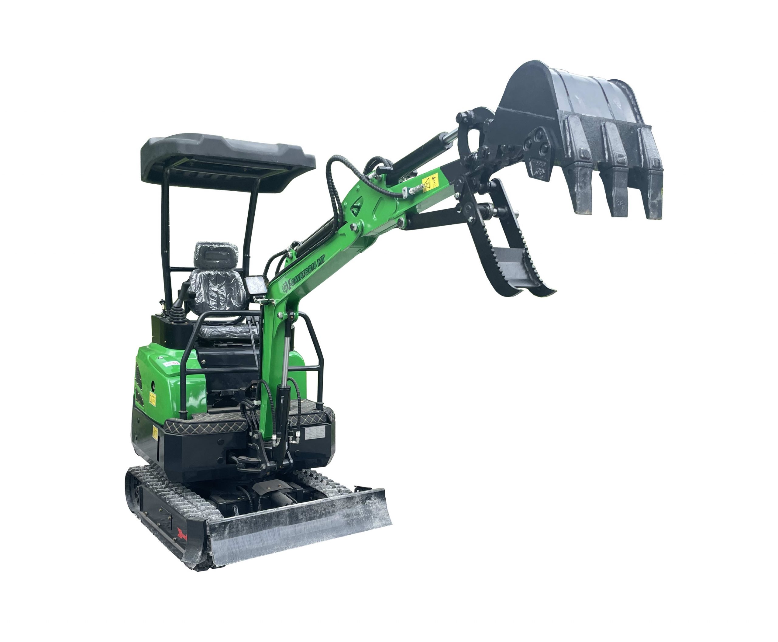 Mammoth X-Cavator 18MT Mini Excavator Specs and Dimensions - VeriTread