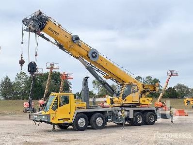 Grove TMS9000E Cranes Mobile Specs and Dimensions - VeriTread