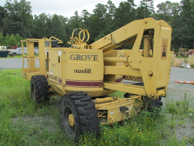 Grove AMZ40BXT Aerial Work Platform Specs and Dimensions - VeriTread