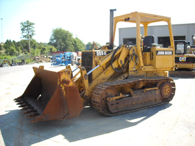 John Deere 555G Crawler Loader Specs and Dimensions - VeriTread