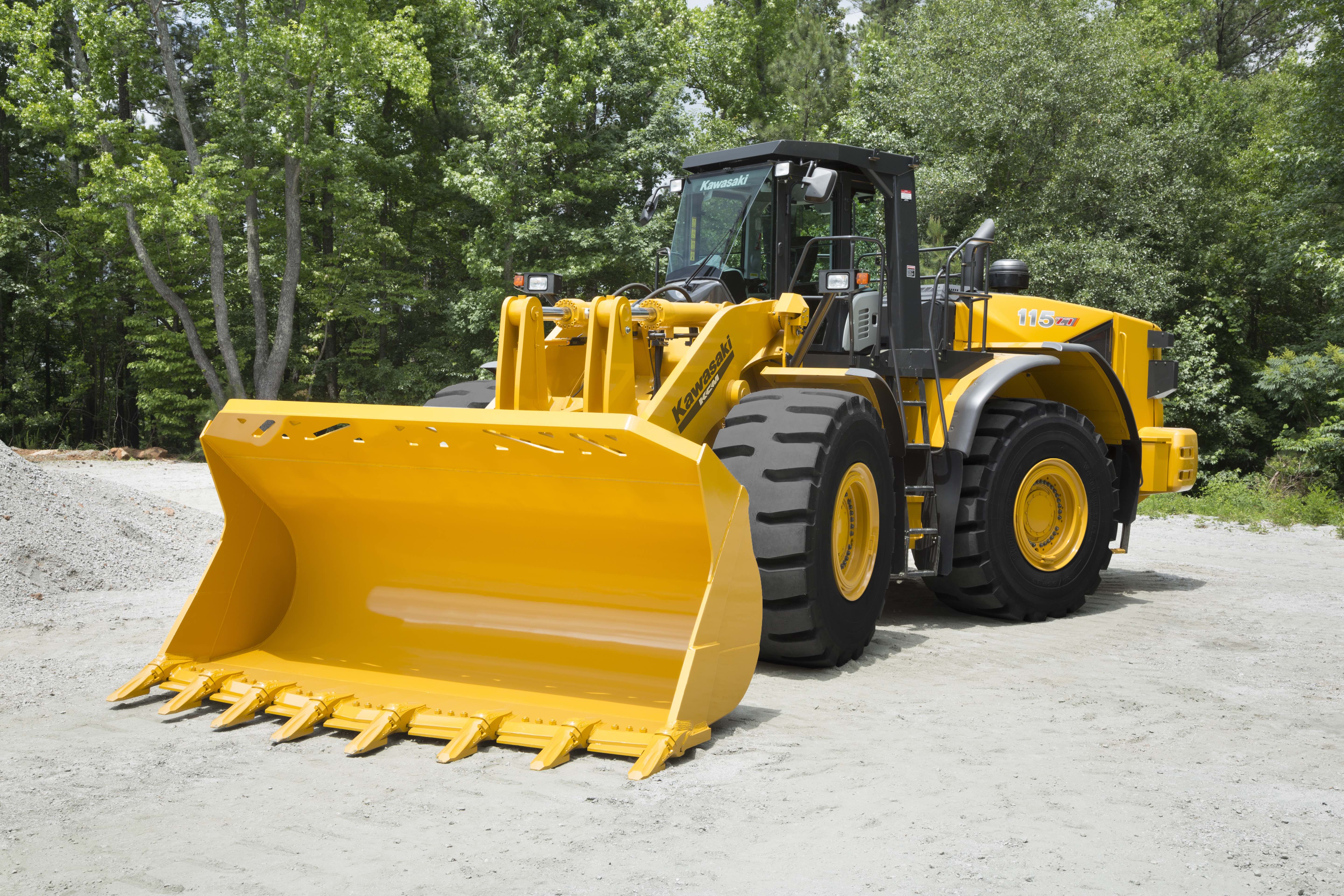 Kawasaki 115Z7 Wheel Loader Specs and Dimensions - VeriTread
