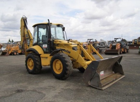 Komatsu WB150AWS Backhoe Loader Specs and Dimensions - VeriTread