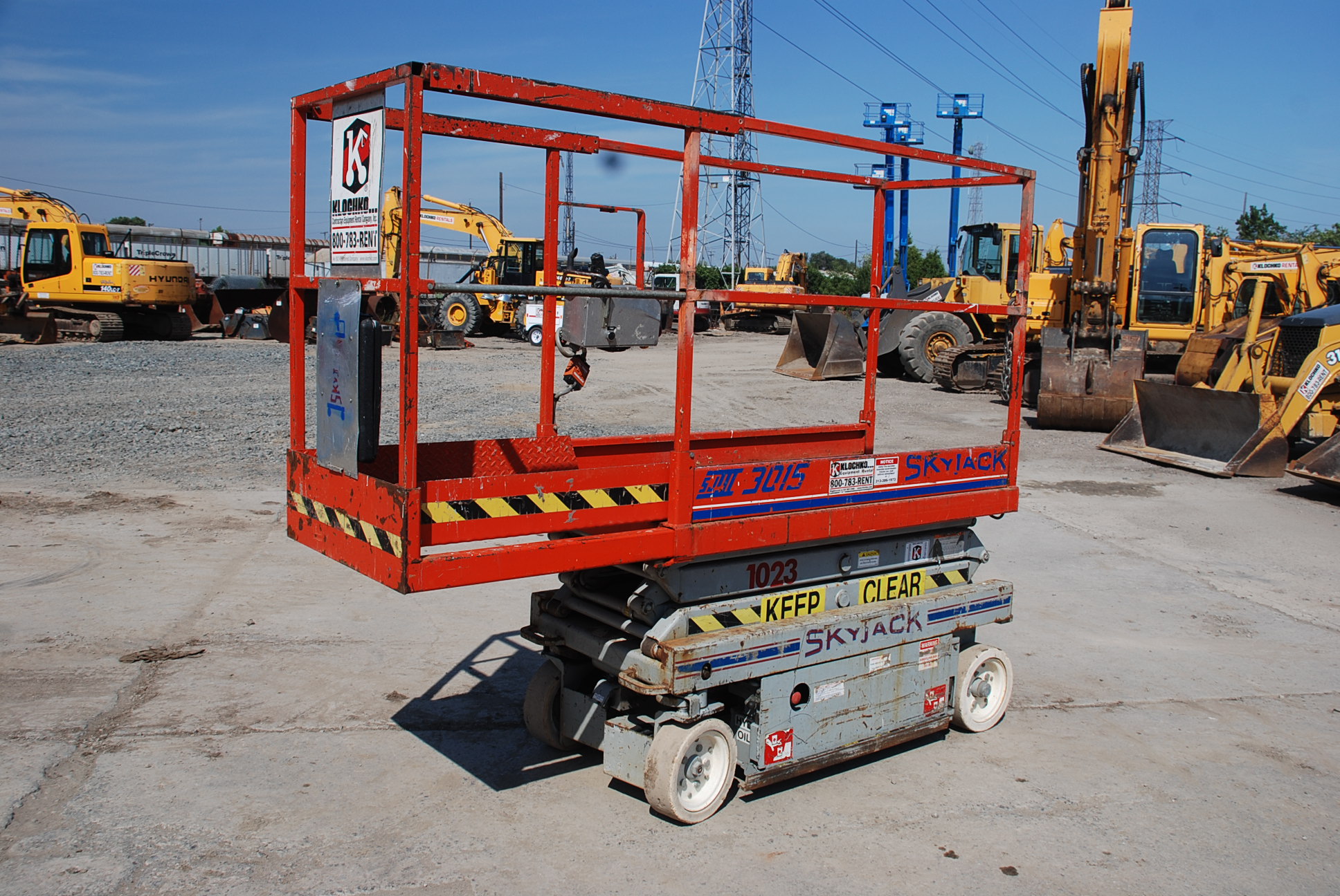 Skyjack SJIII3015 Aerial Work Platform Specs and Dimensions - VeriTread