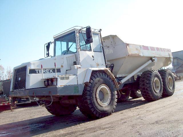 Terex TA25 Articulated Dump Truck Specs and Dimensions - VeriTread