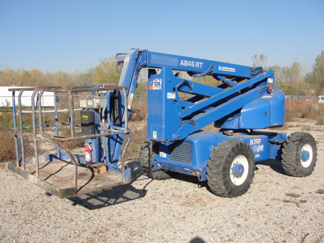 UpRight AB46RT Aerial Work Platform Specs and Dimensions - VeriTread