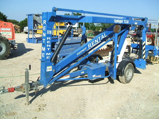 UpRight TL38 Aerial Work Platform Specs and Dimensions - VeriTread