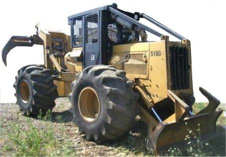 Caterpillar 518C Skidder Specs and Dimensions - VeriTread