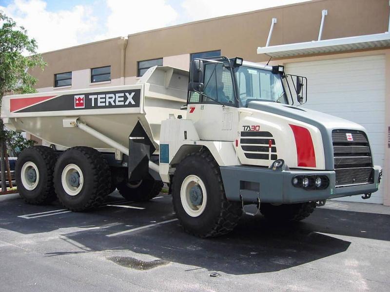 Terex TA30 Articulated Dump Truck Specs and Dimensions - VeriTread