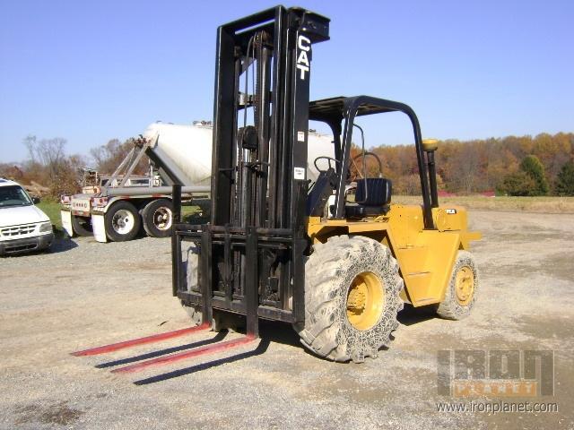 Caterpillar RC60 Forklifts Cushion Tire Specs and Dimensions - VeriTread