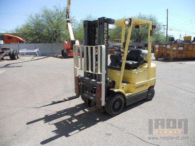 Hyster S50XM Forklifts Cushion Tire Specs and Dimensions - VeriTread