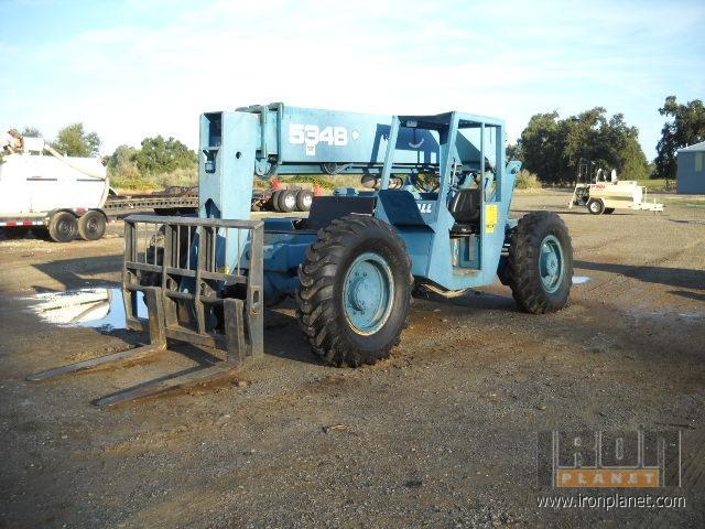 Gradall 534B8 Telehandler Specs and Dimensions - VeriTread