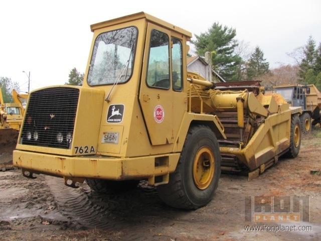 John Deere 762A Scraper Specs and Dimensions - VeriTread