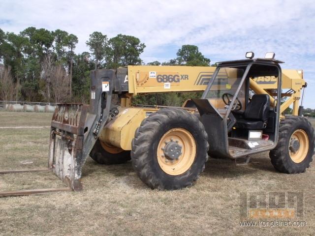 Case 686GXR Telehandler Specs and Dimensions - VeriTread