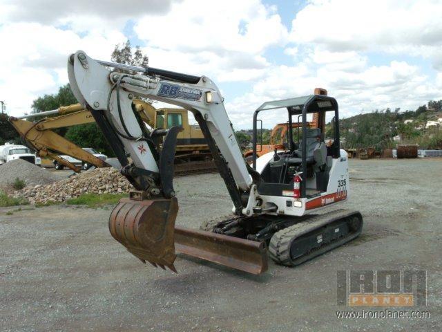 Bobcat 335G Mini Excavator Specs and Dimensions - VeriTread
