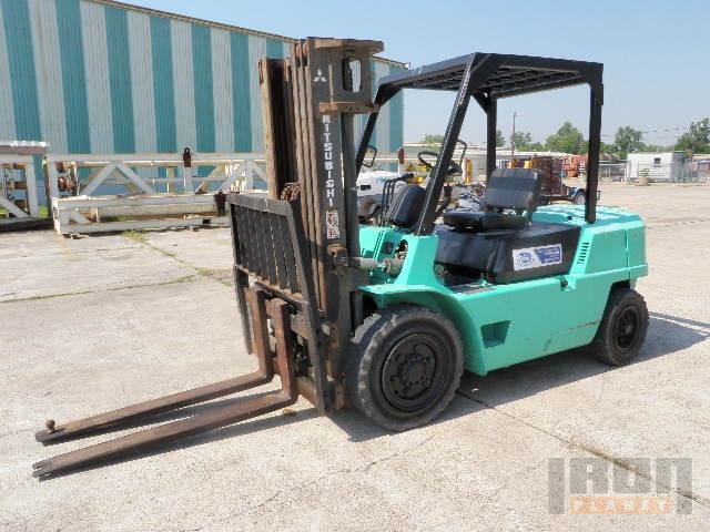 Mitsubishi FD35 Forklifts Cushion Tire Specs and Dimensions - VeriTread