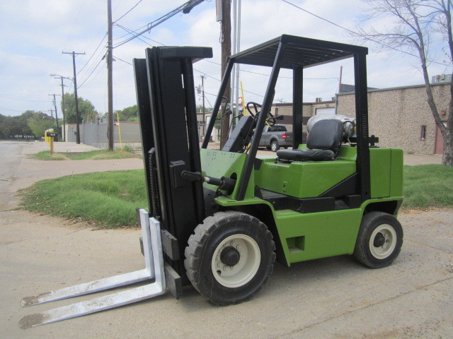 Clark gpx40 Forklifts Cushion Tire Specs and Dimensions - VeriTread