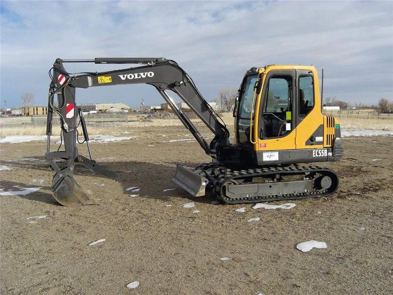 Volvo EC55BPRO Excavator Specs and Dimensions - VeriTread