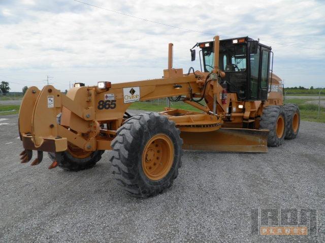 Case 865VHP Motor Grader Specs and Dimensions - VeriTread