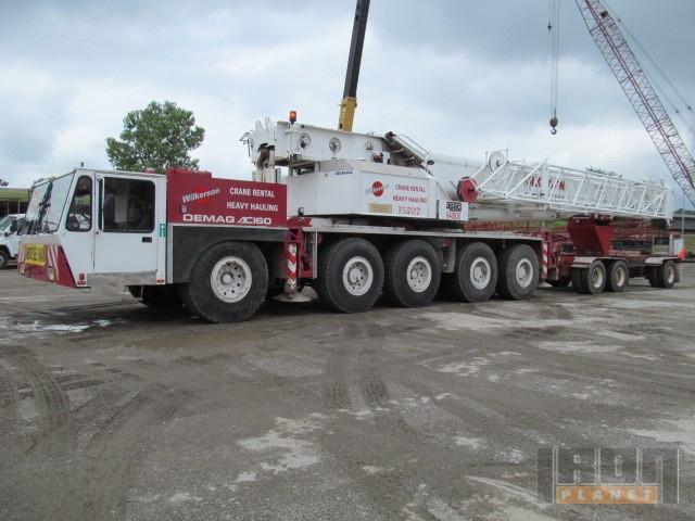 Demag AC160 Cranes Mobile Specs and Dimensions - VeriTread
