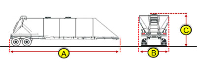 Flowboy CB4000 Trailers - Live Bottom transport quote to Phoenix, AZ ...
