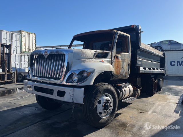 International HV607 Trucks - Dump transport quote to Fontana, CA ...